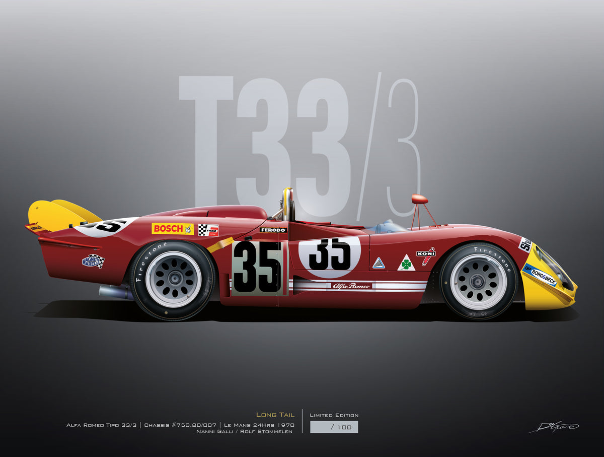 1970 Alfa Romeo T33/3 LM – Autografic