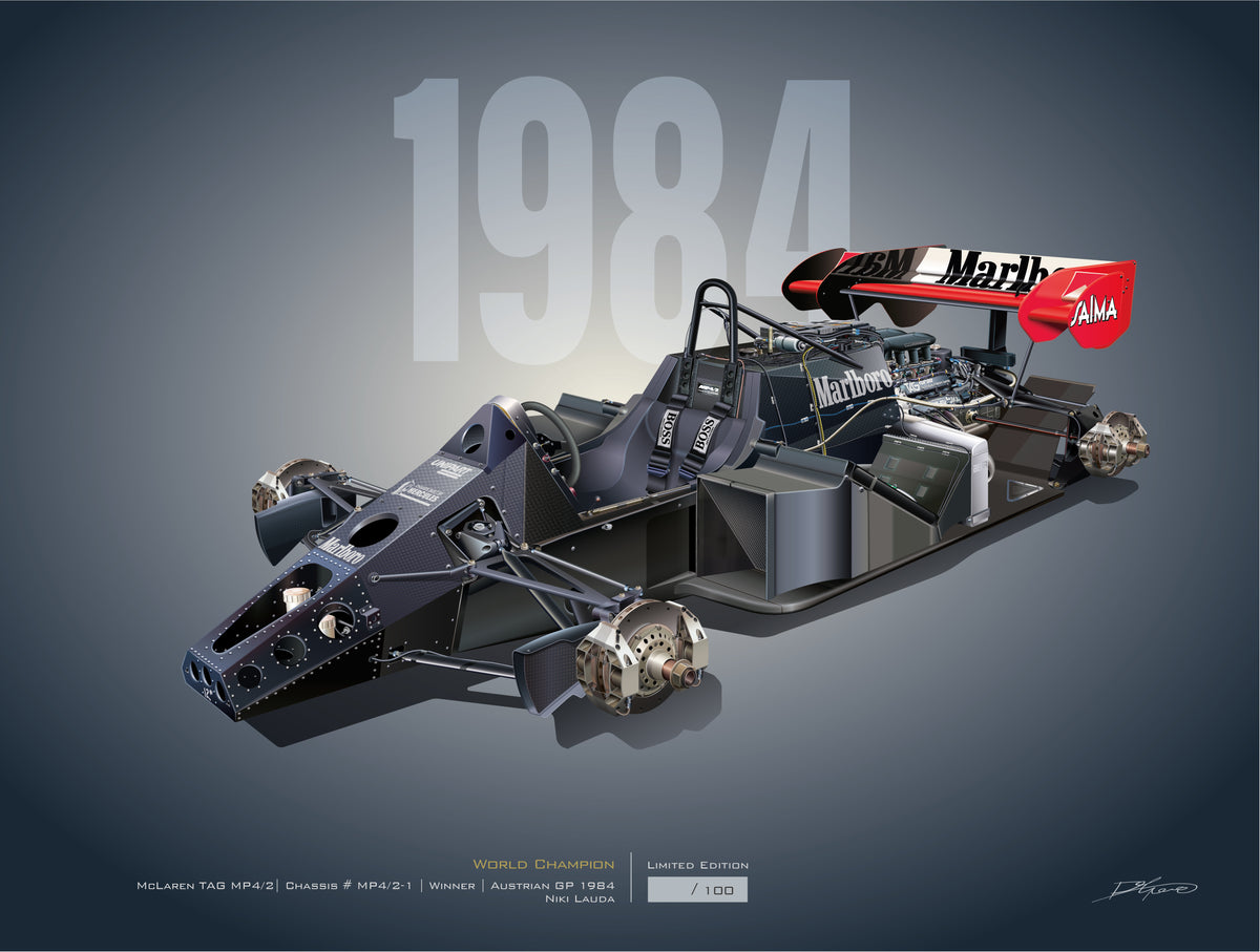 1984 McLaren TAG MP4/2 – Autografic