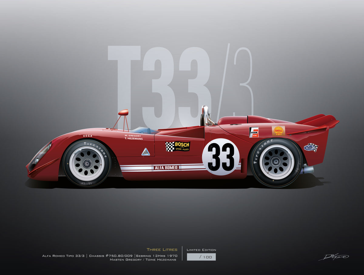 1970 Alfa Romeo T33/3 – Autografic