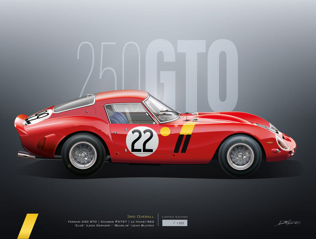 1962_Ferrari 250 GTO_LM #22 – Autografic