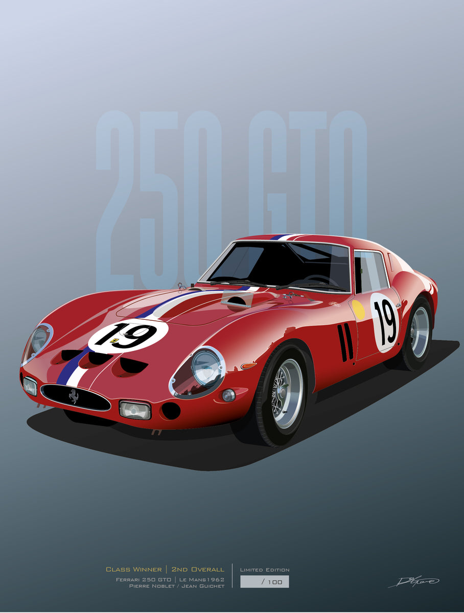 1962_Ferrari 250 GTO_LM #19 – Autografic
