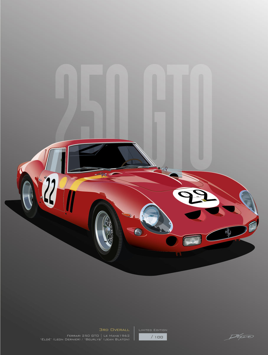 1962_Ferrari 250 GTO_LM #22 – Autografic