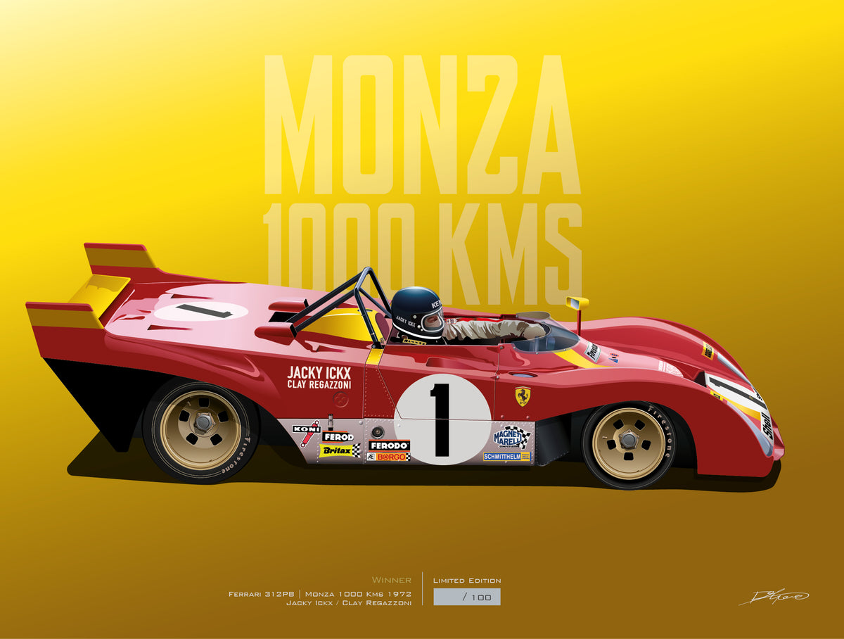 1972_Ferrari 312B_Monza – Autografic